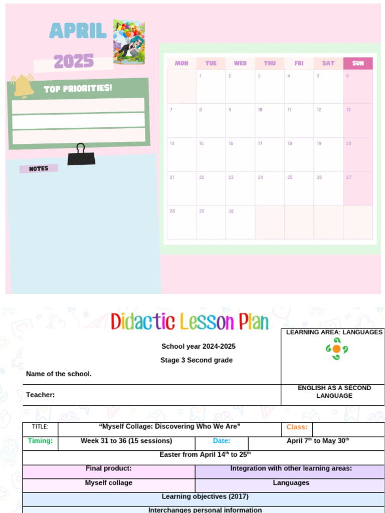 Lesson Plan 2nd April-May | PDF | Human Communication | Learning