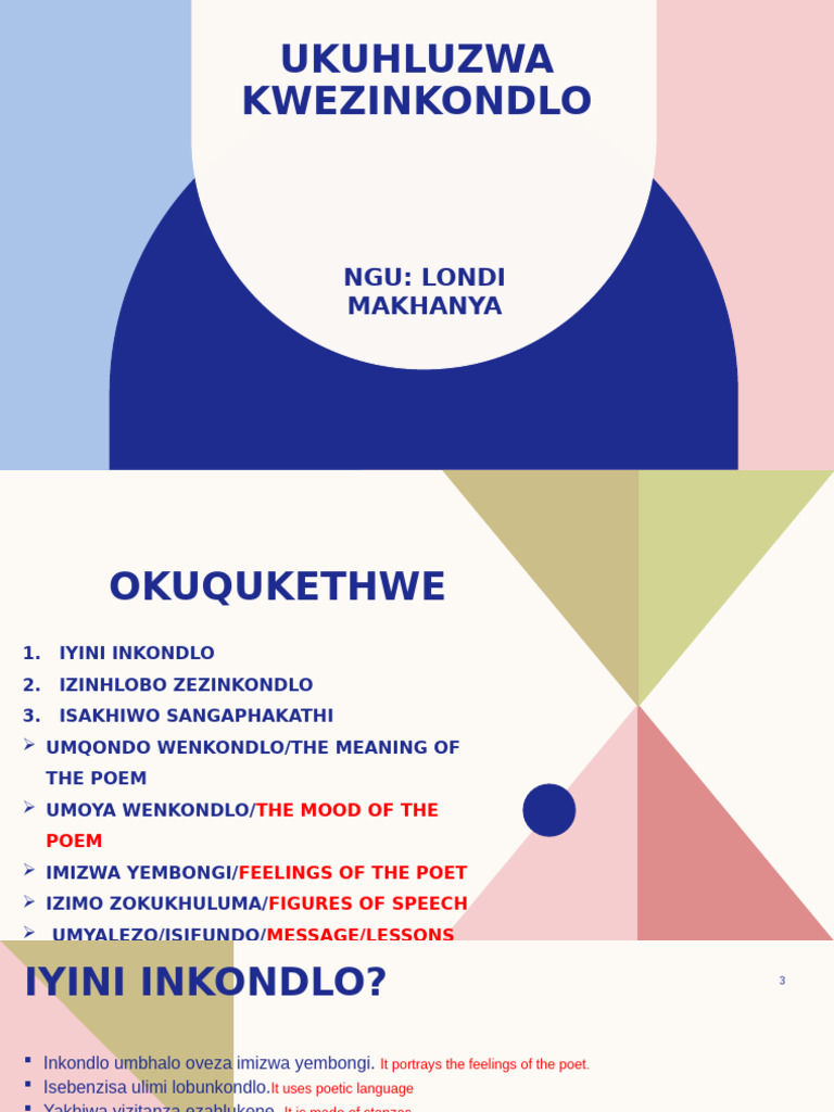 Umaqondana and Notes On Poetry in General | PDF | Poetry
