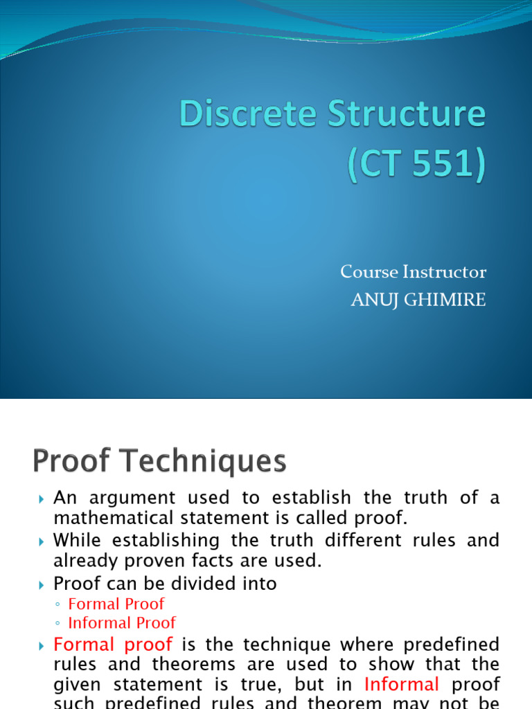Chapter 1 Logic Induction and Reasoning Part 2 | PDF | Mathematical ...