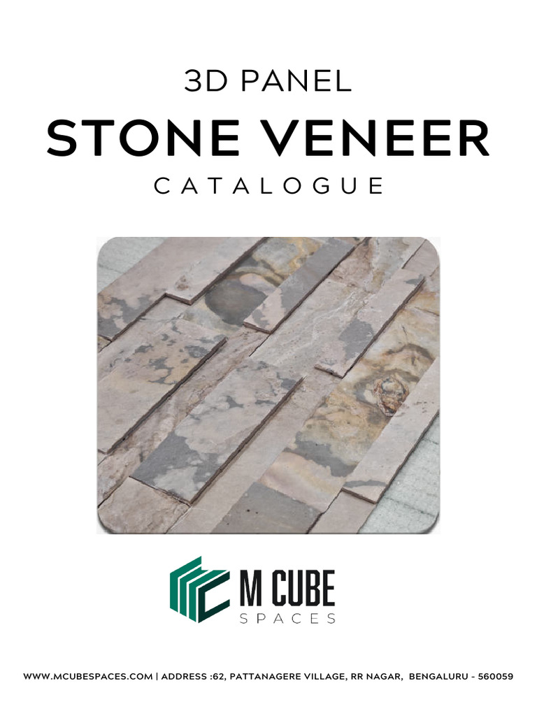 3D Stone Veneer Catalogue | PDF