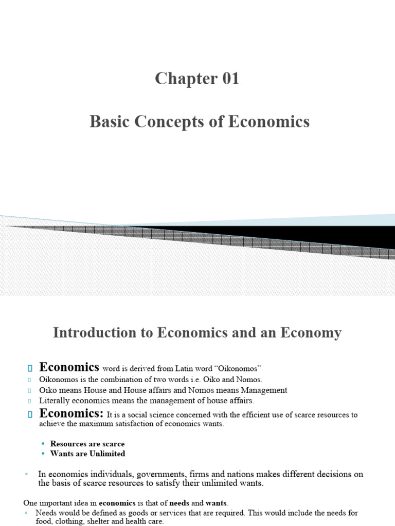 Basic Concept of Economics | PDF | Economics | Microeconomics