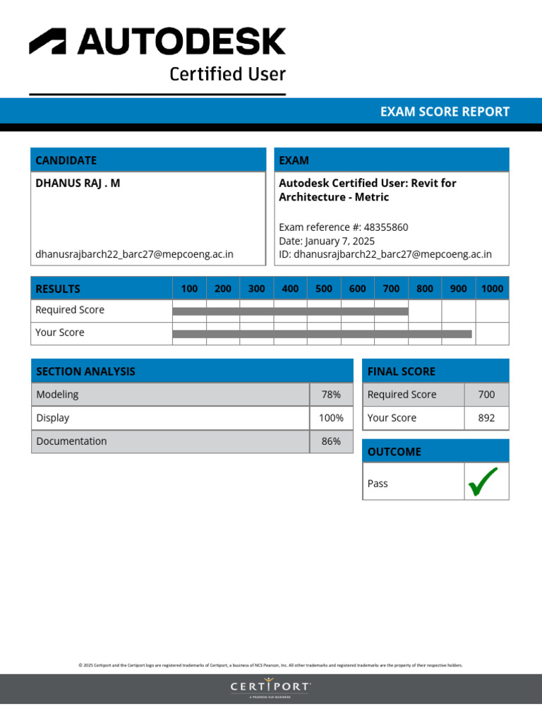 Autodesk Certified User Revit for Architecture Metric | PDF | Autodesk ...