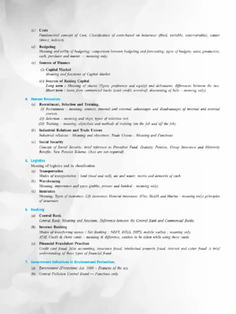 Commerce 10 Icse | PDF