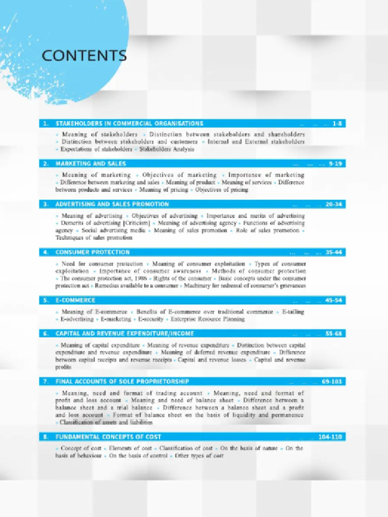 Commerce 10 Icse | PDF