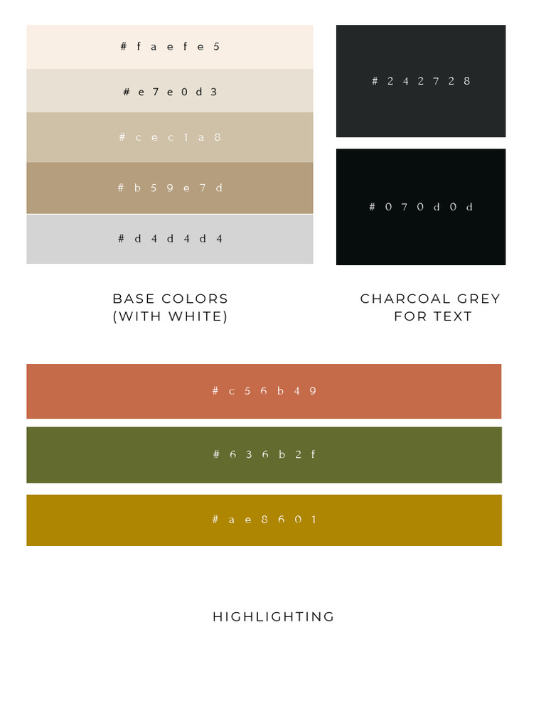 Color Pallete Board | PDF
