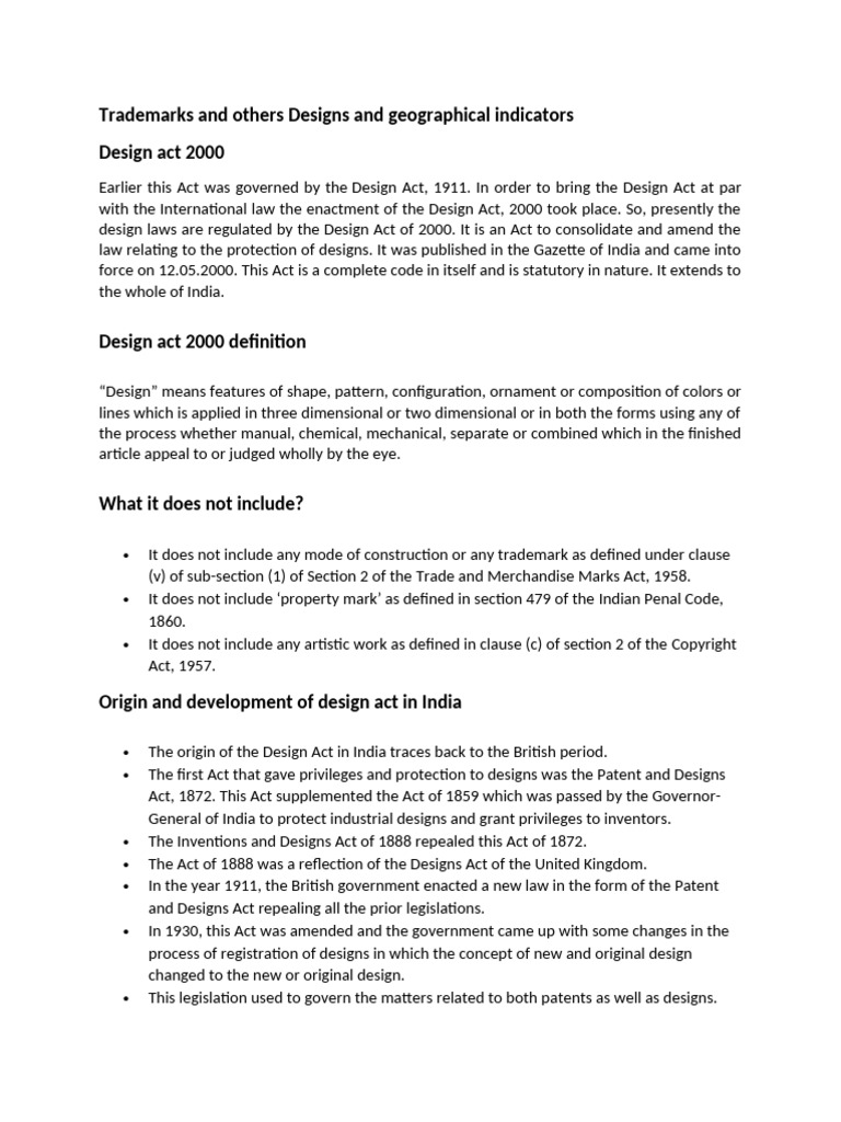 IPR Unit 5 | PDF | Patent | Trips Agreement