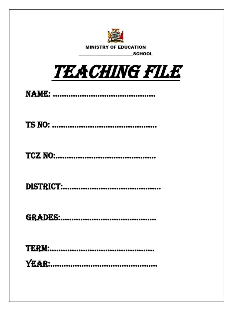 School Teaching File Template | PDF | Teachers | Intelligence