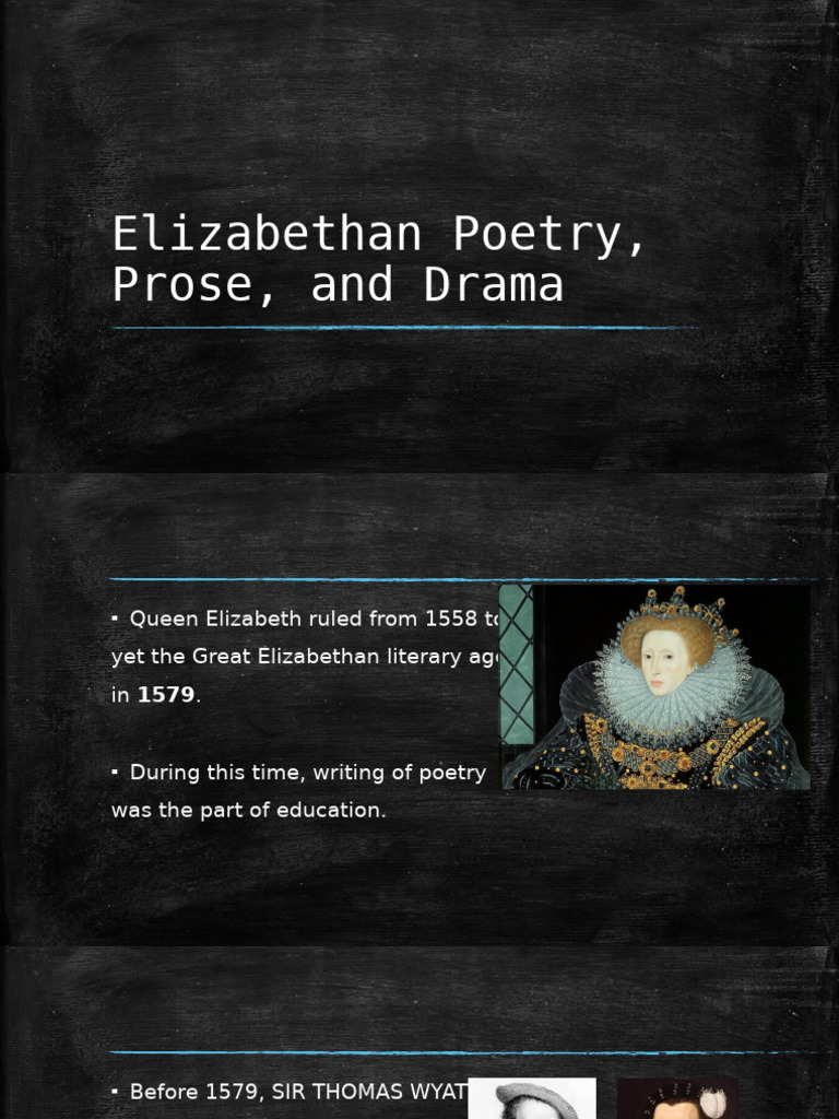 Eliz Poetry Prose | PDF | William Shakespeare | Early Modern English ...