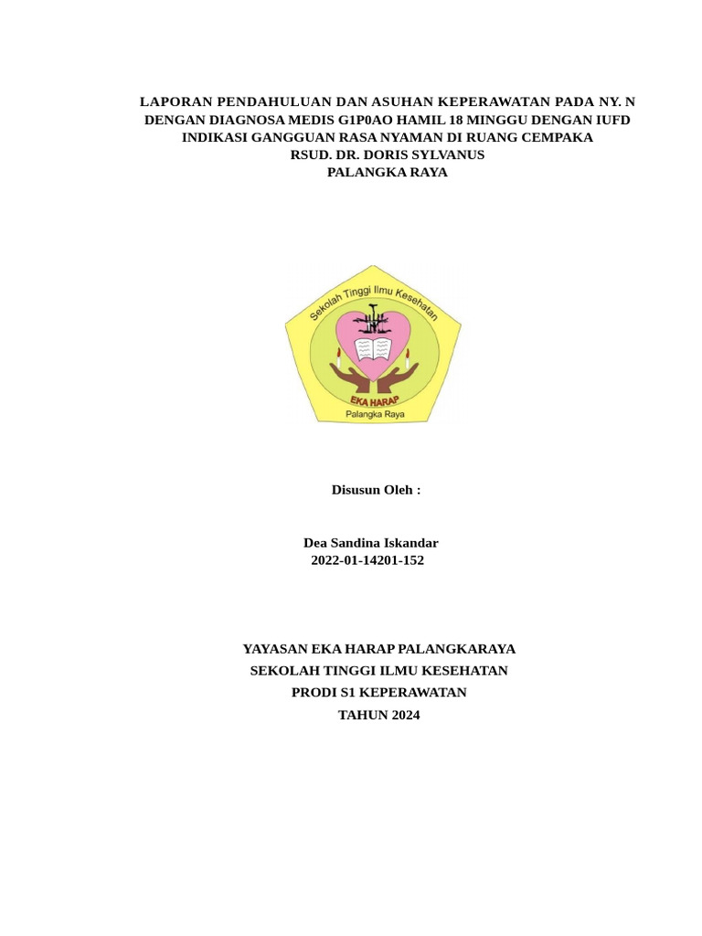 LP Dan Askep Kel 2 Dea Saandin 1 | PDF