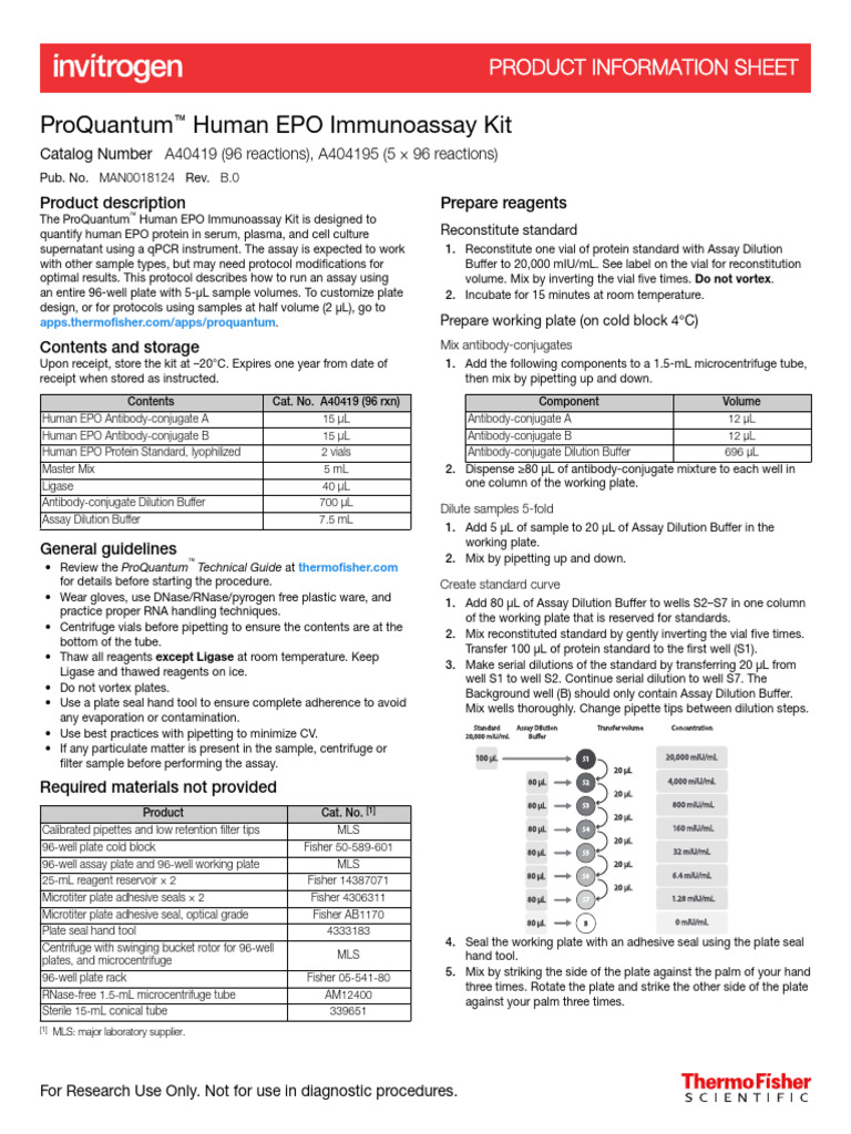 TFS-Assets_LSG_manuals_MAN0018124_A40419_proquantum_Hu_EPO_PI_PCR | PDF | Real Time Polymerase ...