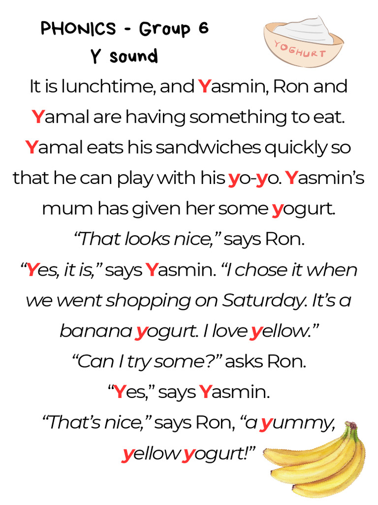 PHONICS - Stories | PDF