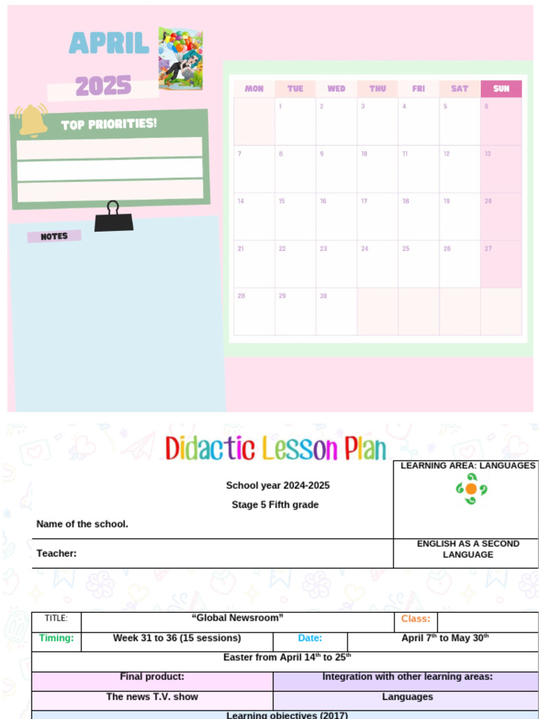 Lesson Plan 5th Grade | PDF | Human Communication | Learning