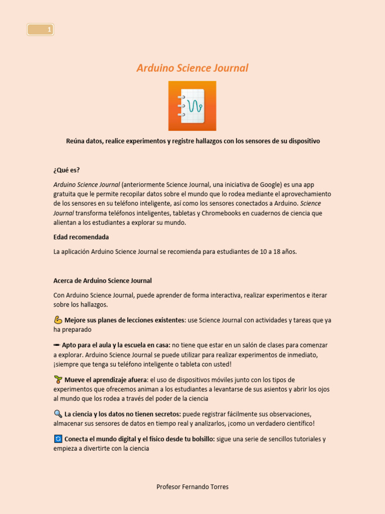 Sobre Arduino Science Journal | PDF | Informática