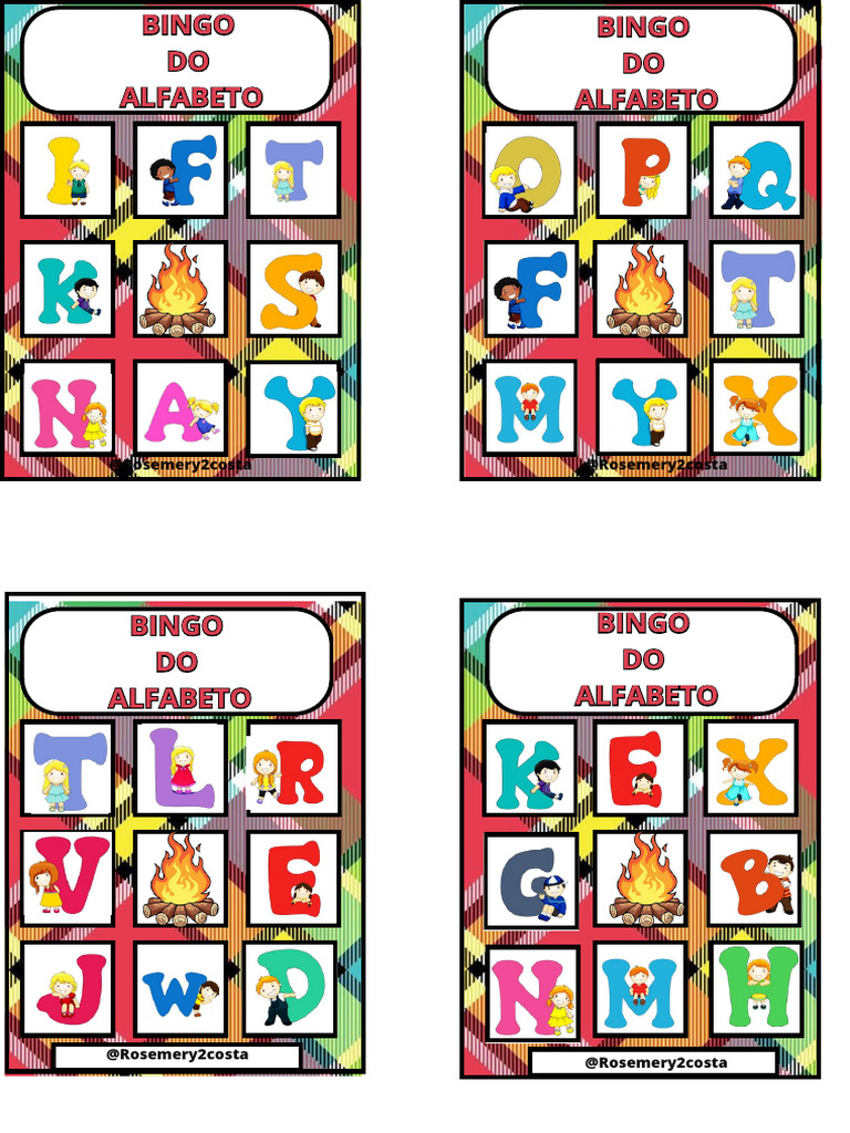 Bingo Do Alfabeto | PDF