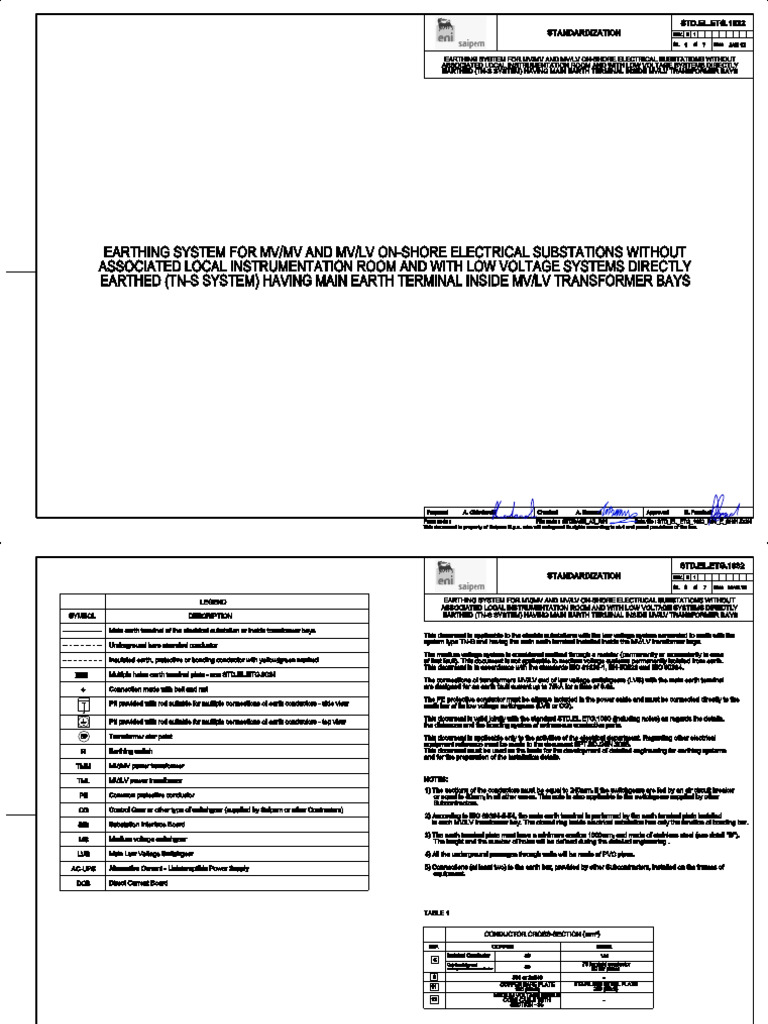 Earthing System for MV/LV Substations | PDF | Transformer | Equipment