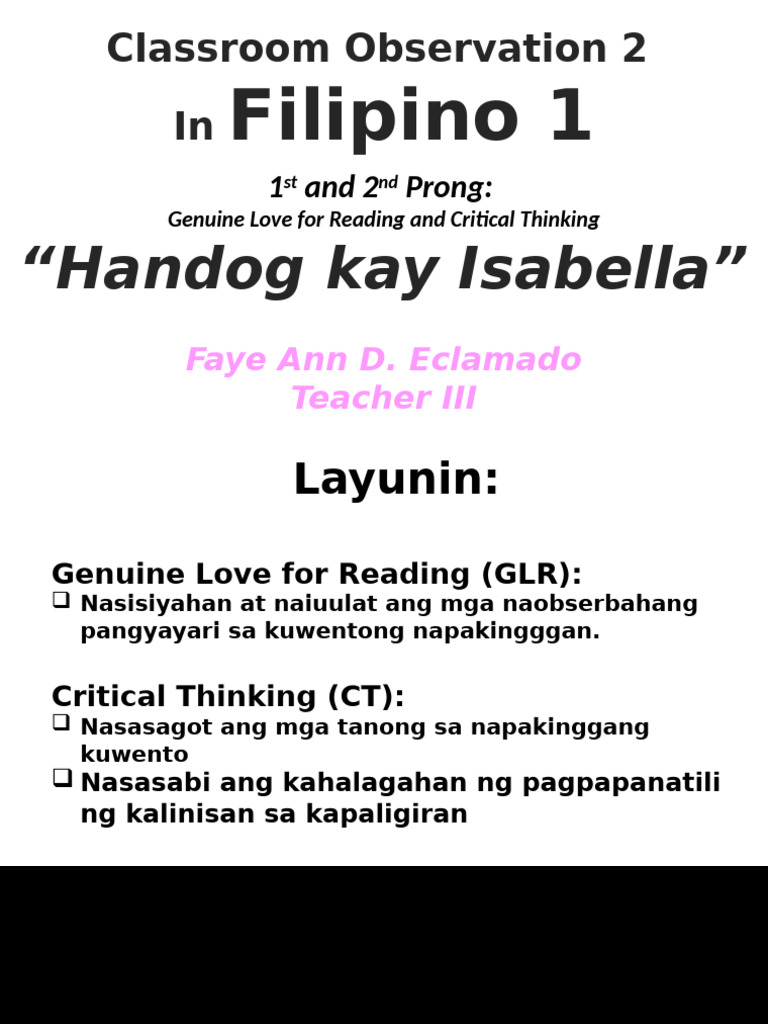 Handog Kay Isabella | PDF