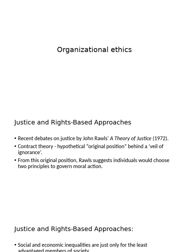 Lesson 3 Organizational Ethics | PDF | Justice | Crime & Violence