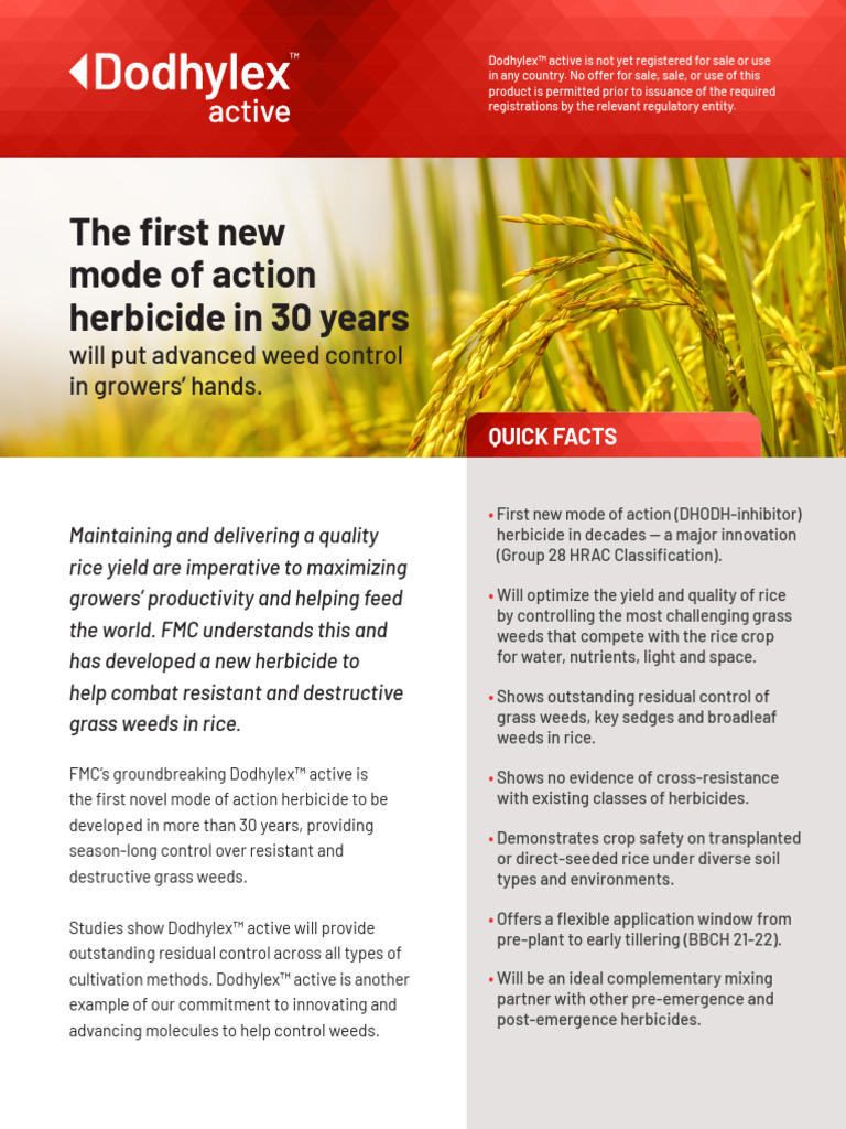 Dodhylex™ active-FactSheet-10.2024 | PDF | Herbicide | Weed