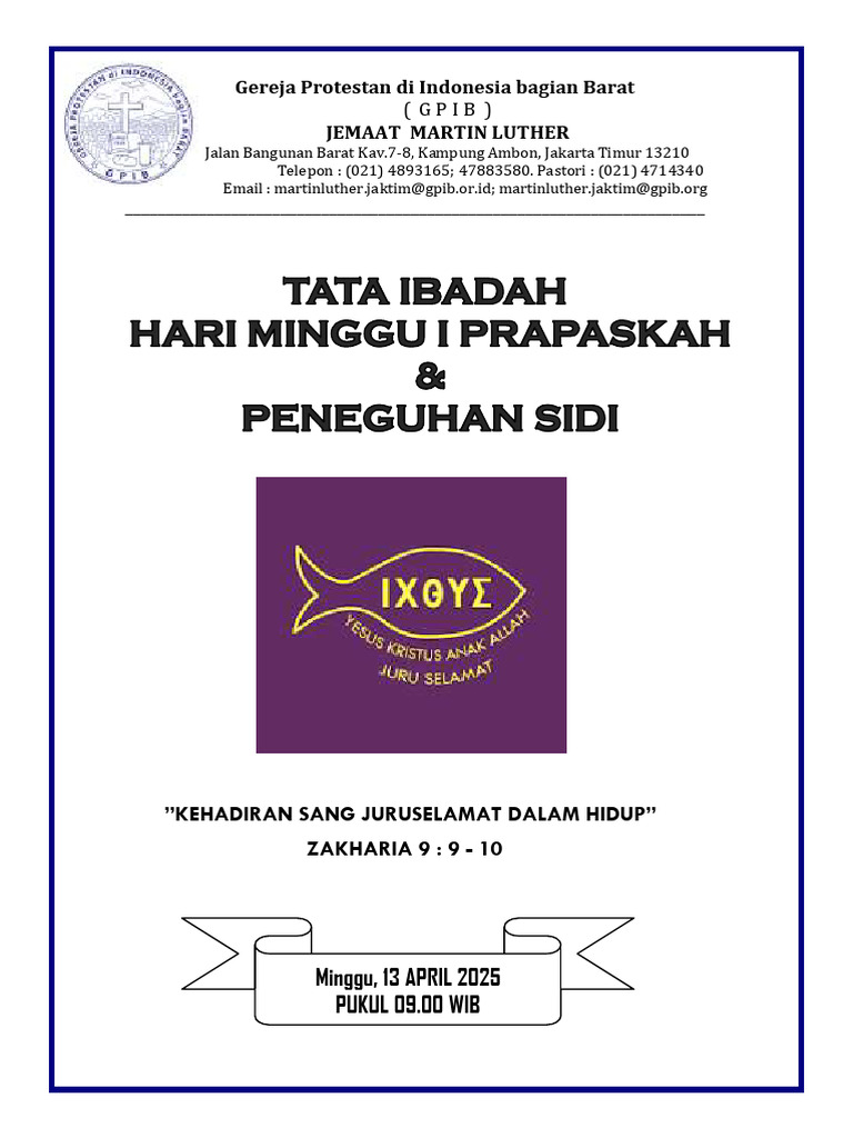 Taib Mgu Peneguhan Sidi 13 April 2025 | PDF