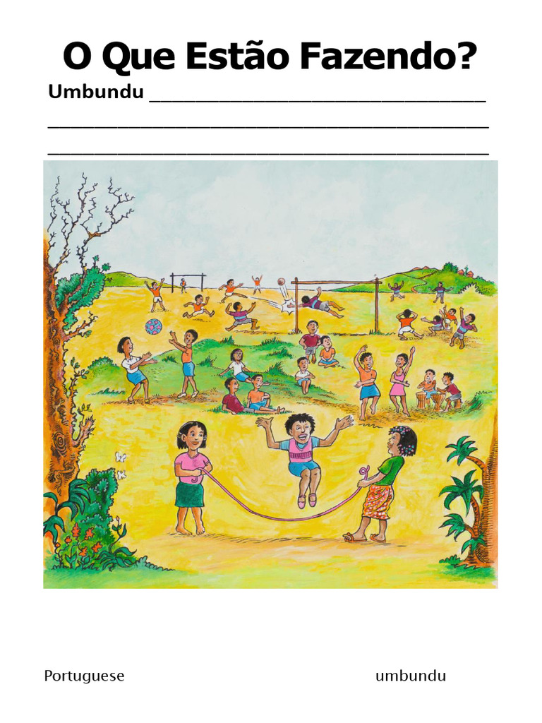 Atividades em Umbundu | PDF