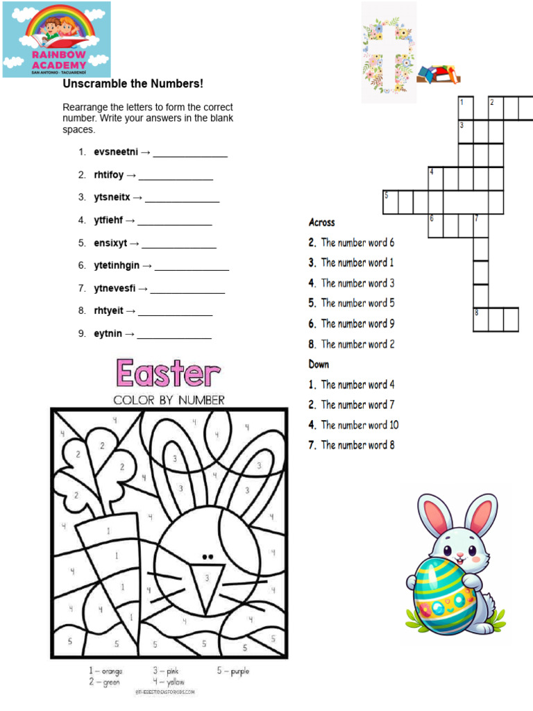Unscramble The Numbers | PDF