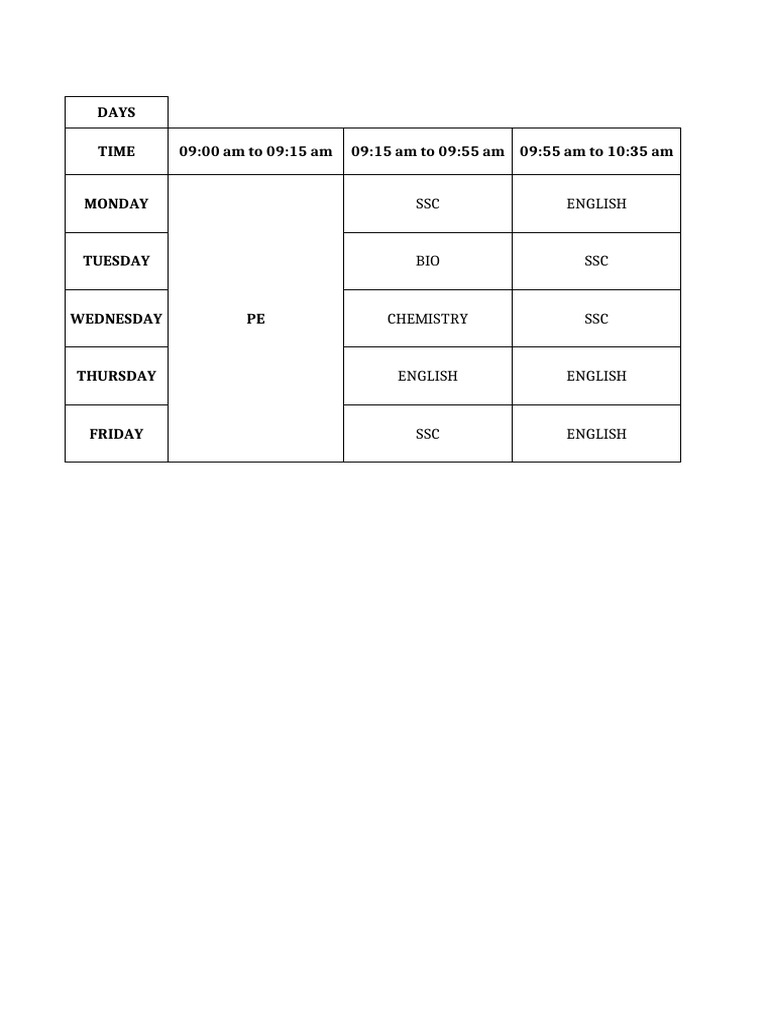 14feb Updated Class Ix Xii Timetable | PDF