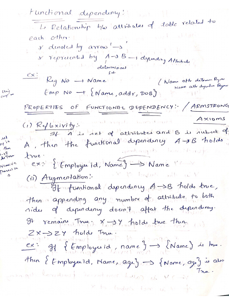 functional dependency | PDF