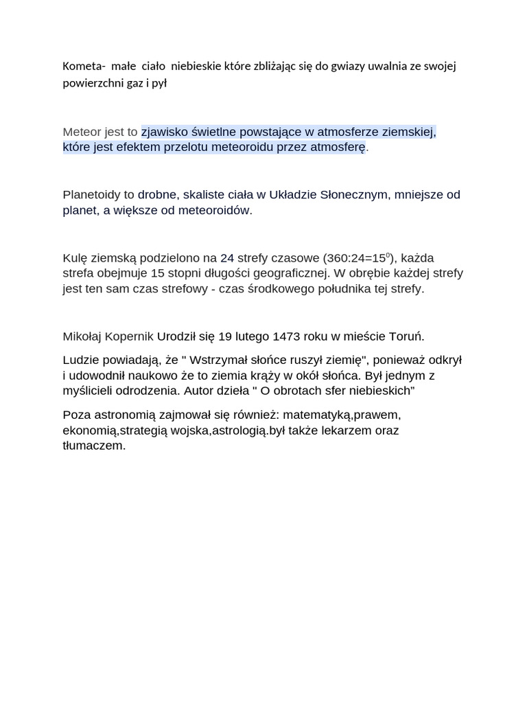 Kometa | PDF