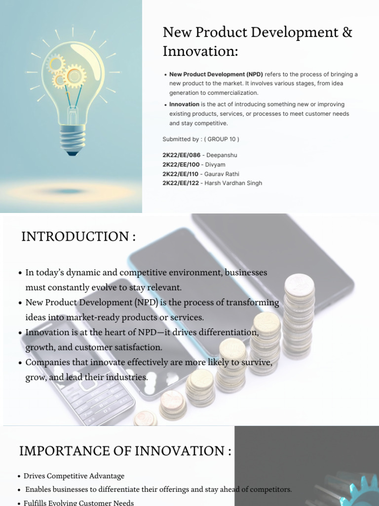 New Product Development and Innovation | PDF | New Product Development ...