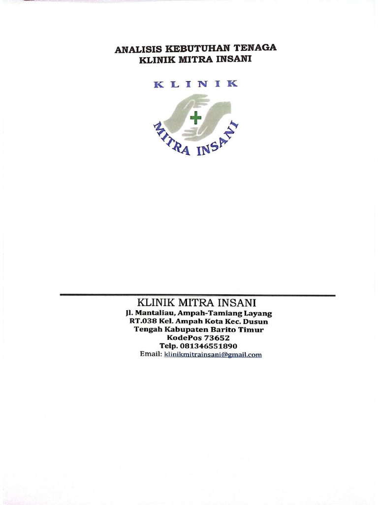 Analisis Kebutuhan Tenaga KMI | PDF