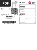 DPD Return Label | PDF