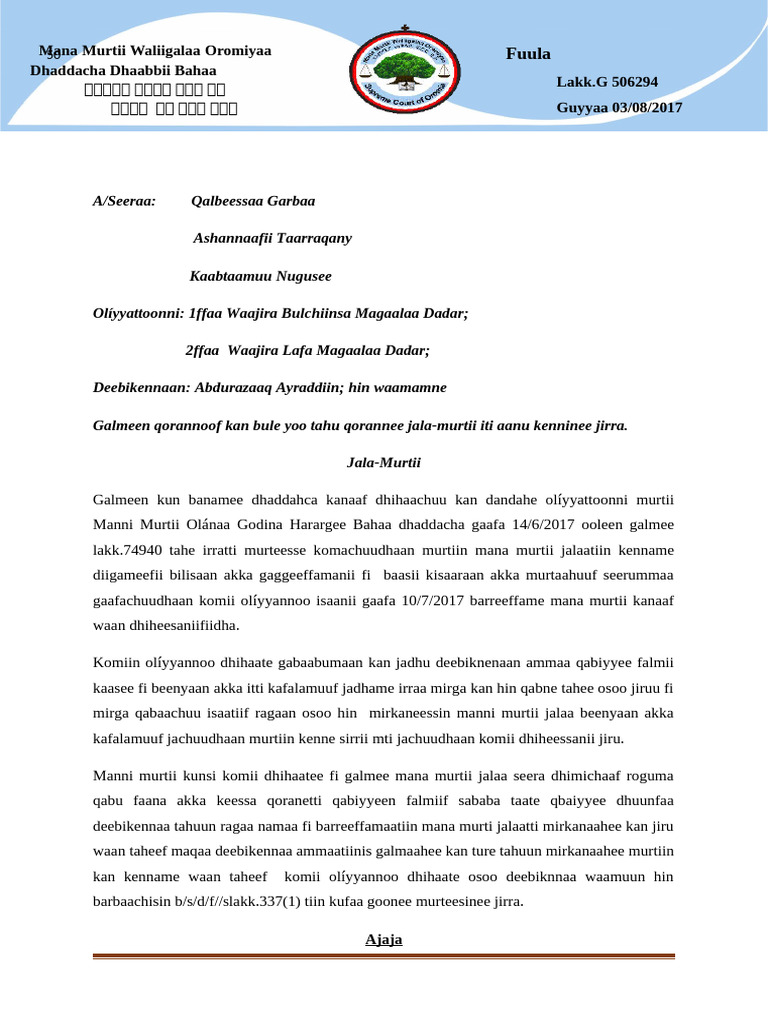 Murtii | PDF