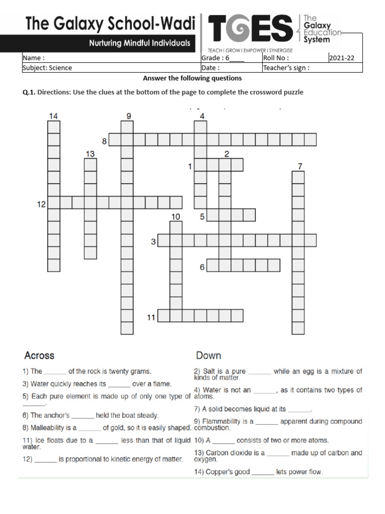 Science Rigour- practice worksheet 7 | PDF