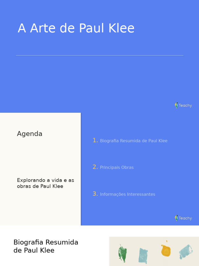 Slide_A Arte de Paul Klee.pptx | PDF