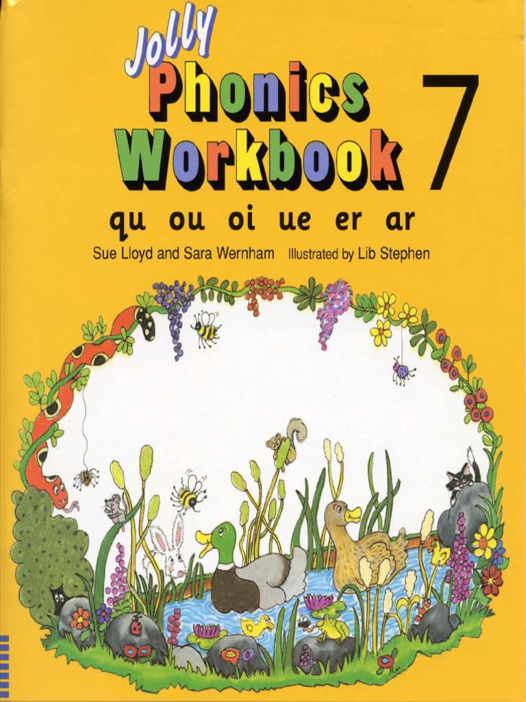 Jolly Phonics Workbook 7 (Qu Ou Oi Ue Er Ar) | PDF