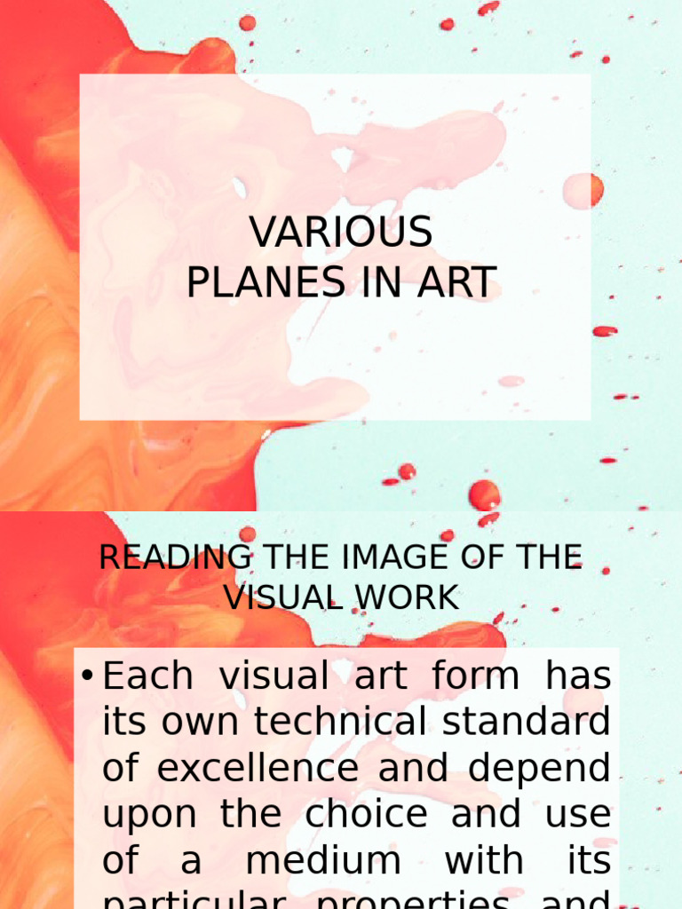 Understanding Planes in Visual Art | PDF | Paintings | Sculpture