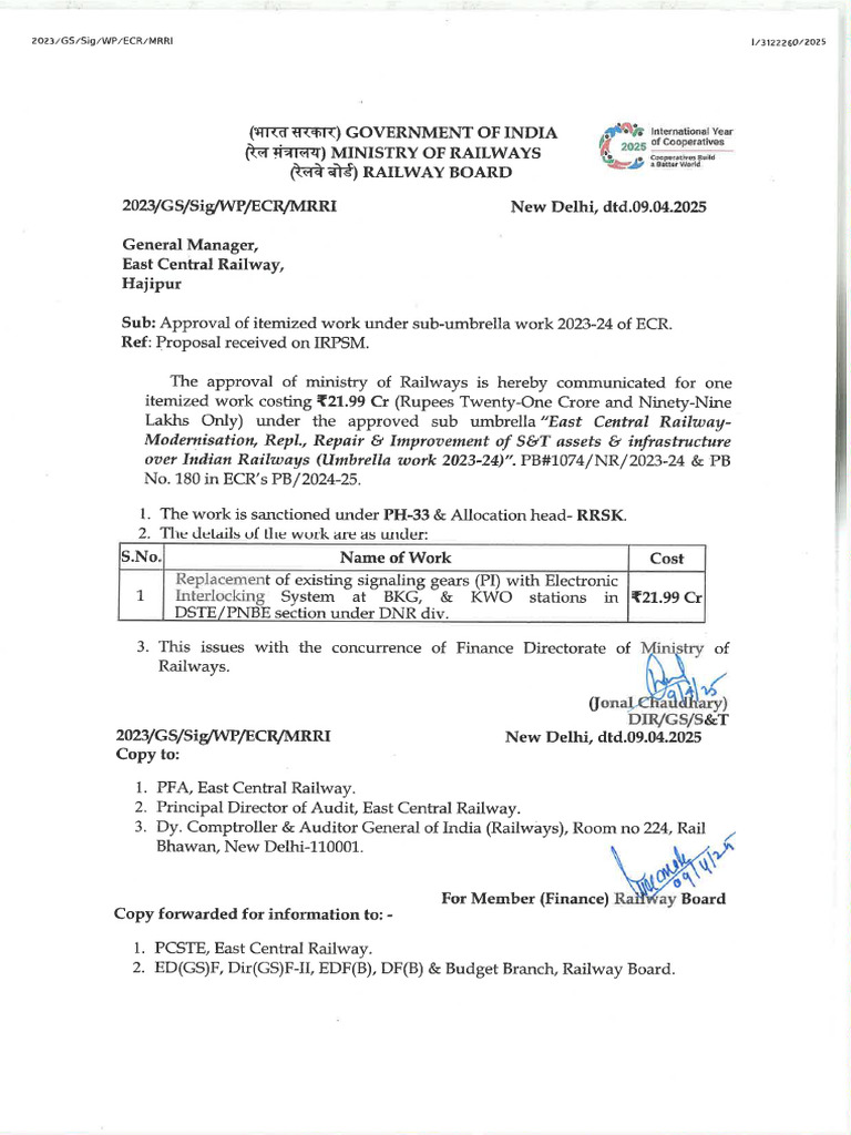 BKG KWO Sanctioned Letter ECR 09.04.2025 | PDF