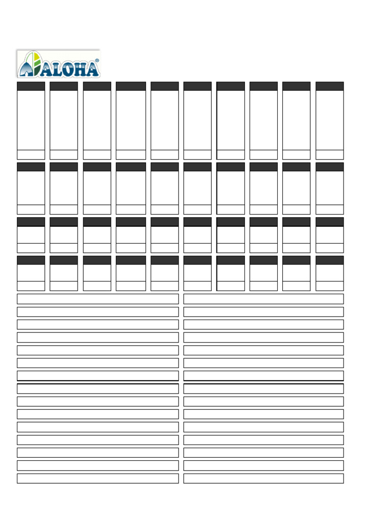 ALOHA Bangladesh Model Practice Paper (Set-2) For NLC Answer Script For Level 6 (Time Limit 5 ...