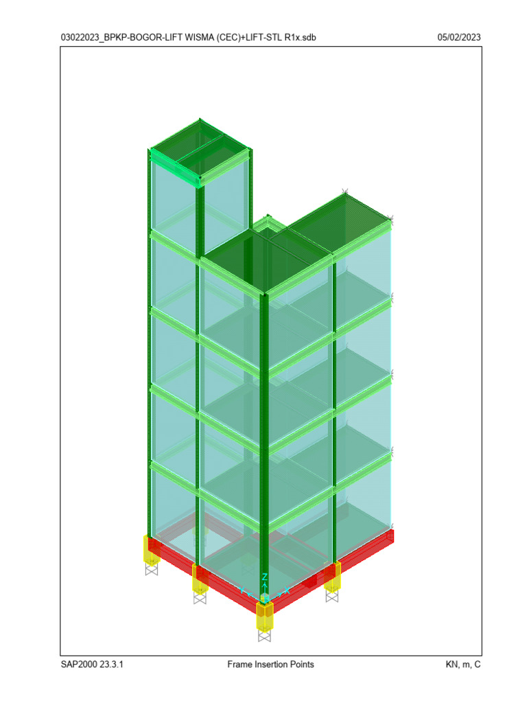 C-Lift-R1 (1) Revisi Lift Wisma A | PDF