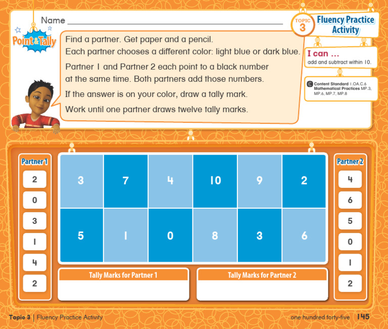 Topic 3 - Fluency Practice Activity | PDF
