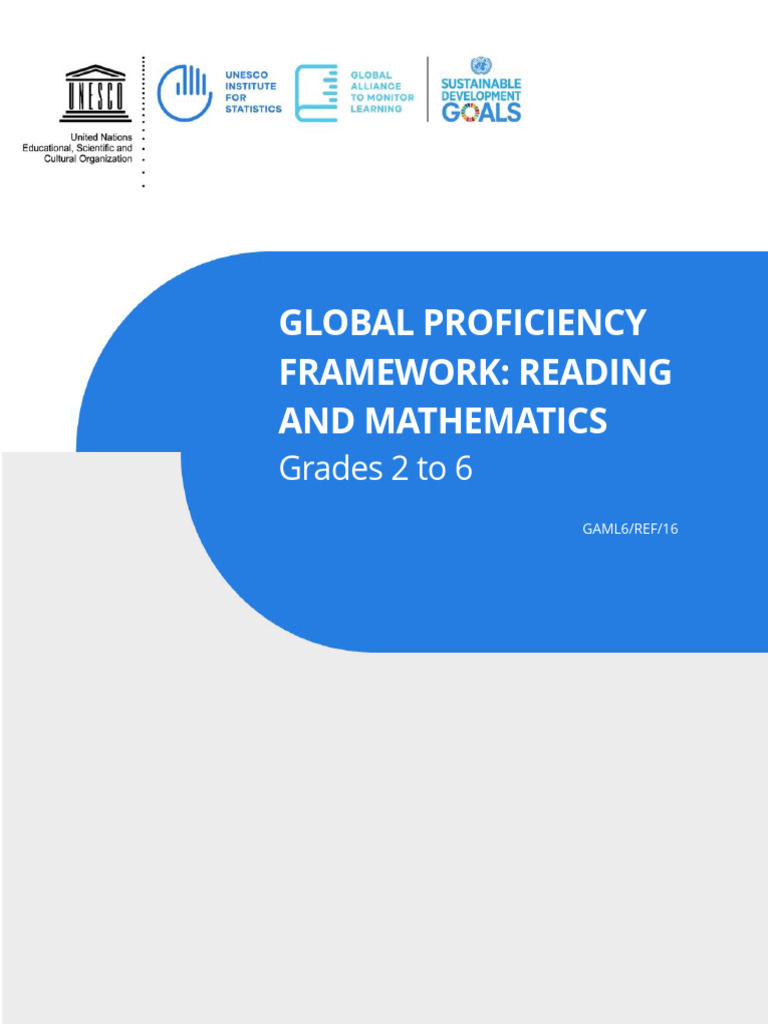 Gaml6 Ref 16 Global Proficiency Framework | PDF | Mathematics