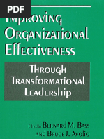 Bass, B. M., & Riggio, R. E. (2006) - Transformational Leadership ...