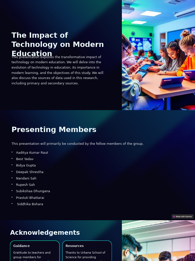 English Presentation | PDF | Educational Technology | Augmented Reality