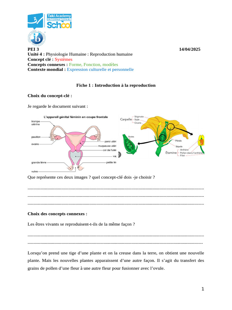 Reproduction Humaine et Contextes Culturels | PDF | la reproduction ...