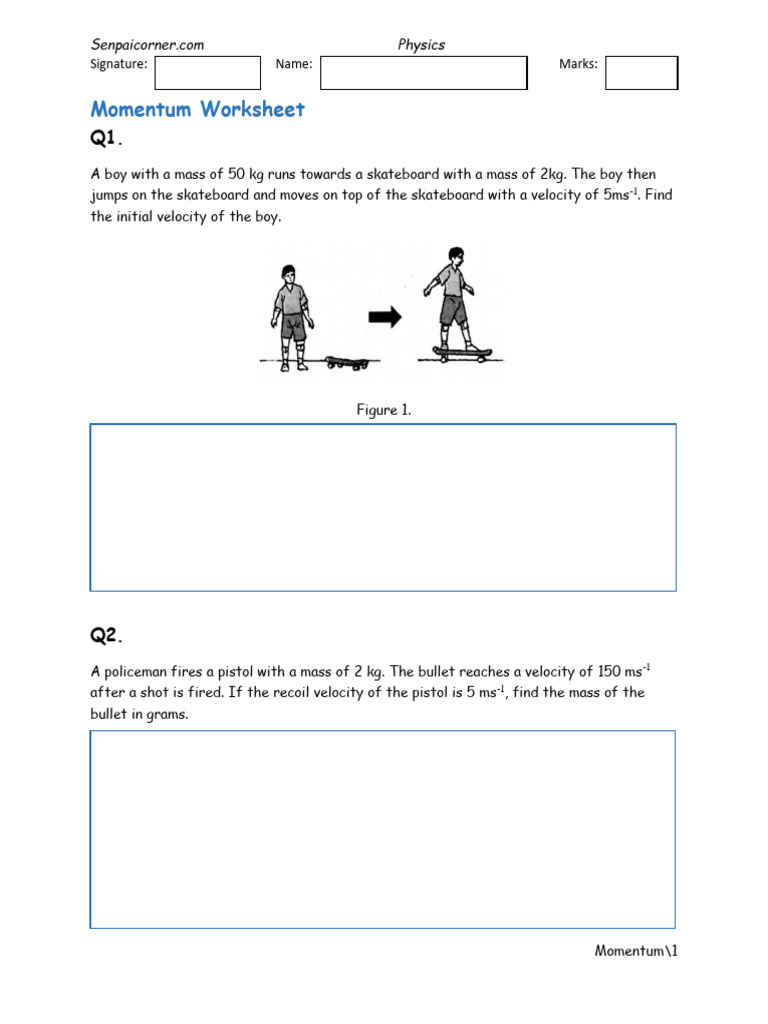 Chapter 1 - Momentum | PDF