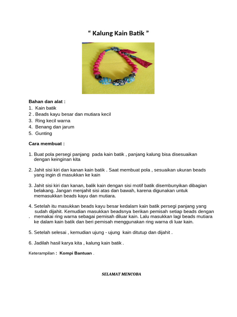 bu rudy keterampilan kiban | PDF