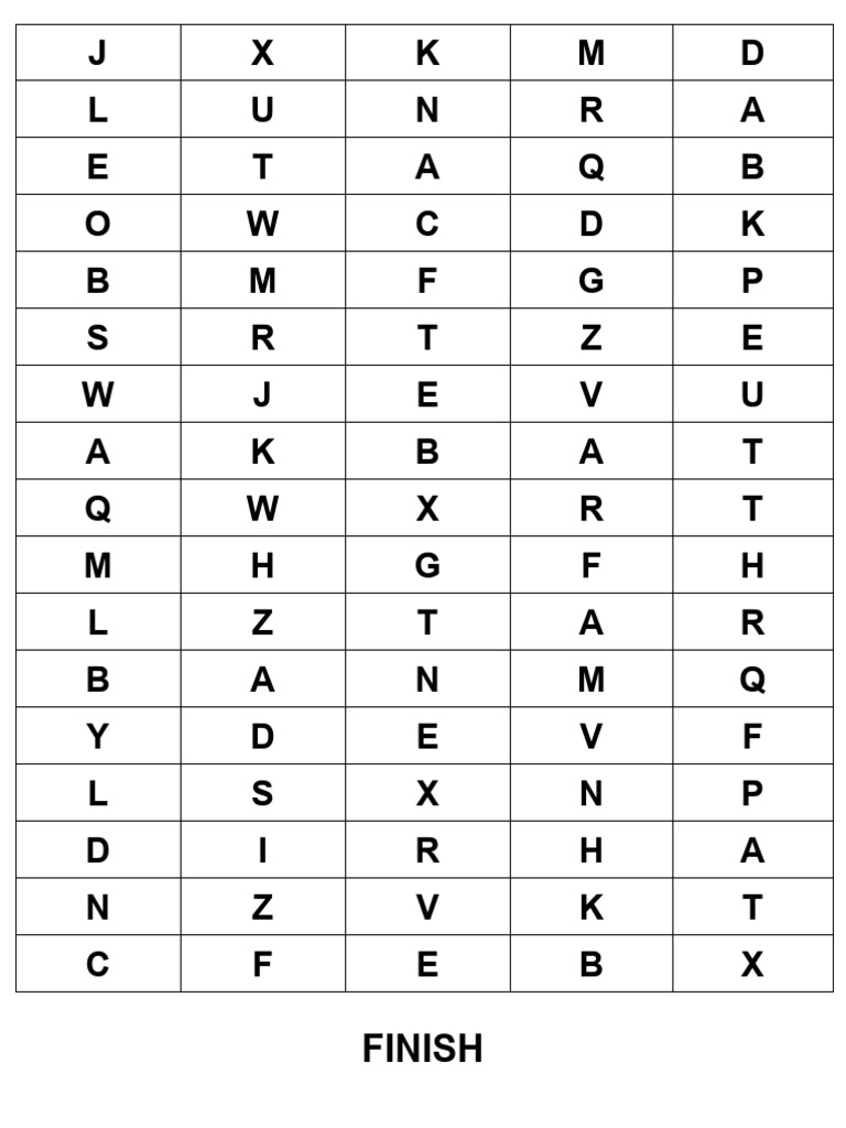 Alphabetical Character List | PDF