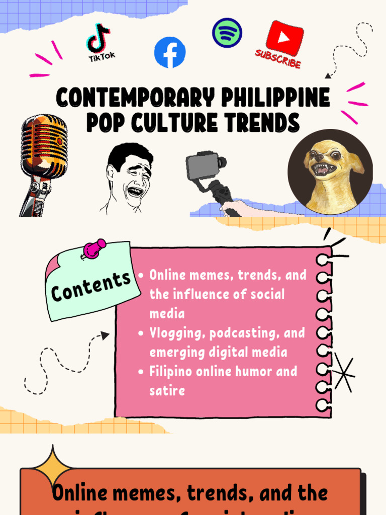 Trends in Filipino Pop Culture Memes | PDF | Human Communication | Mass ...