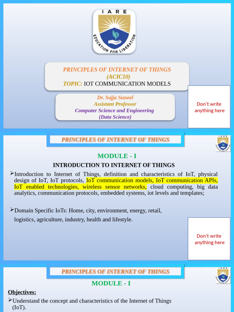 Munication Models c3 | PDF | Wireless Sensor Network | Internet Of Things