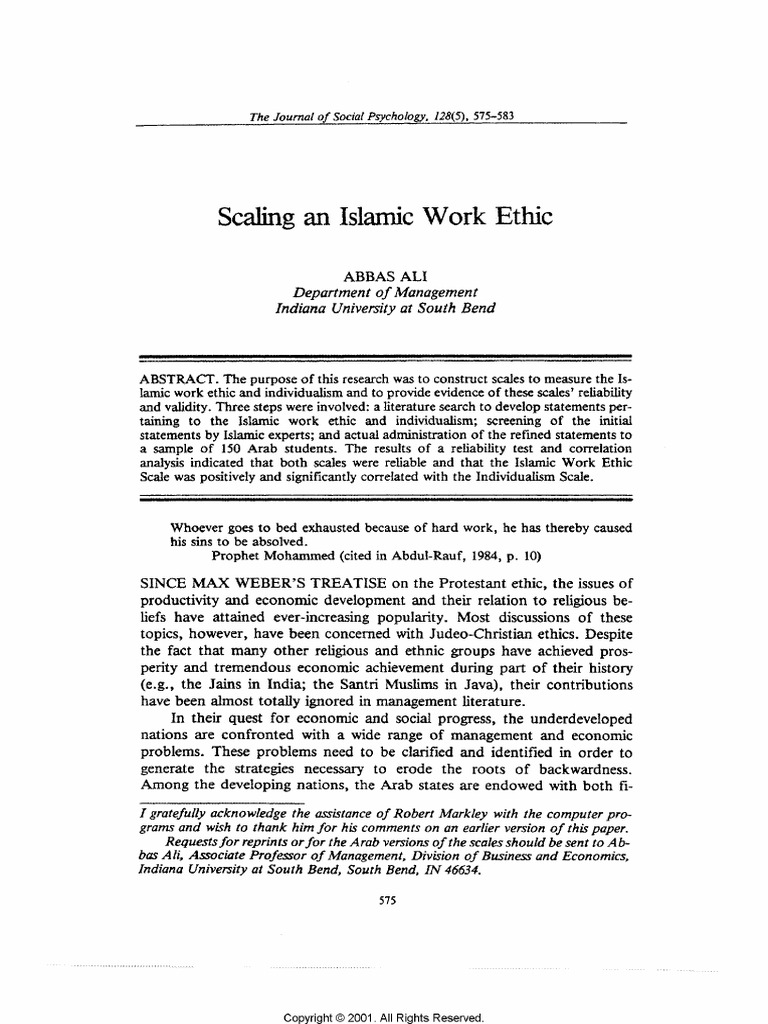 Ali 1988 | PDF